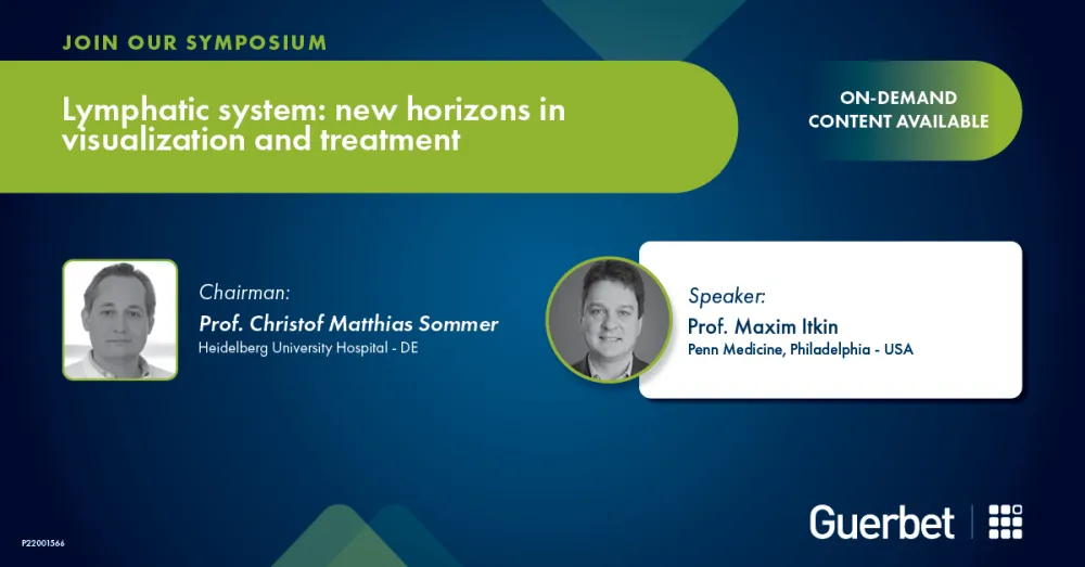 Lymphatic System: New Horizons in Visualization and Treatment | Guerbet